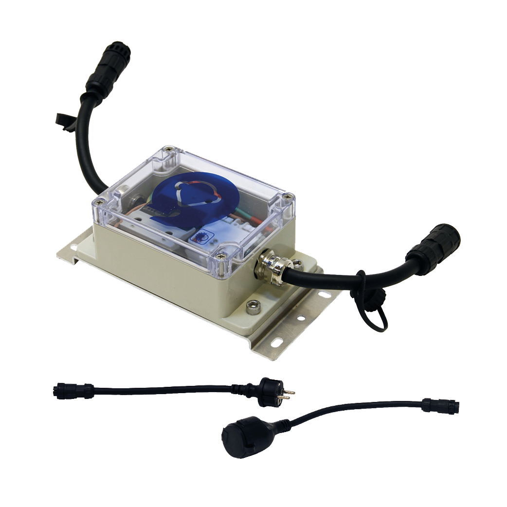 Day light sensor Blue Plug & Play Schuko